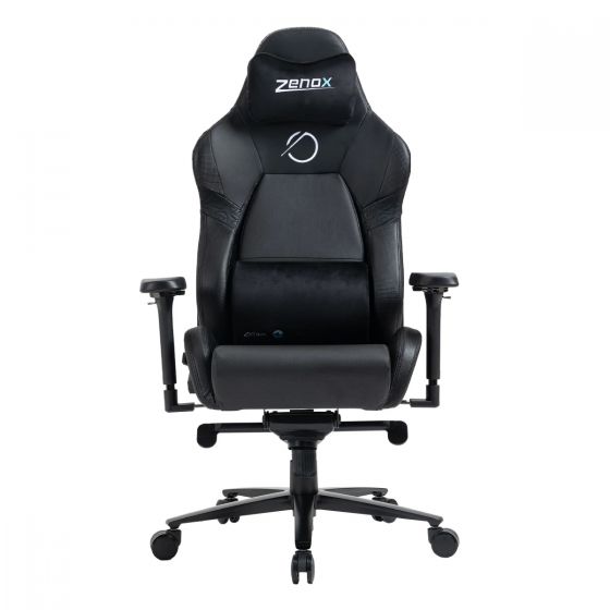 Zenox - Jupiter Mk-2 電競椅(皮革) (碳纖維/紅色/天藍色) |The Club – Rewards