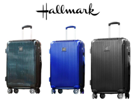Hallmark - PC可擴充 四輪拉鏈行李箱 HM838 (20/24/26/28") (黑色/灰色/綠色/軍綠色) | The Club ...