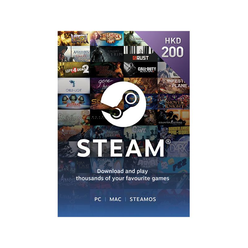 Steam - Steam香港預付卡 HKD 200 | The Club – Shopping