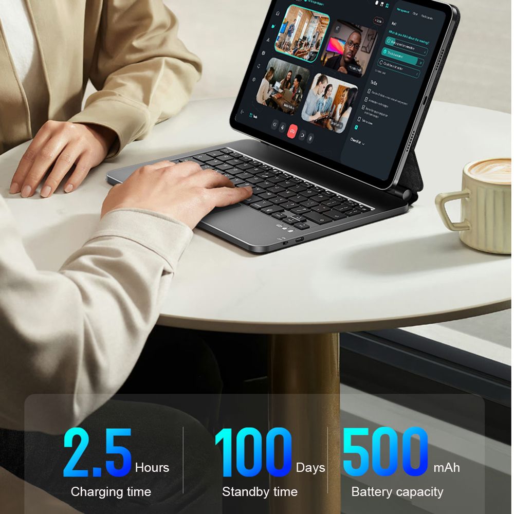 WIWU Magic Keyboard MK003 for iPad Pro 12.9", Air 13" 2024 (biz ...
